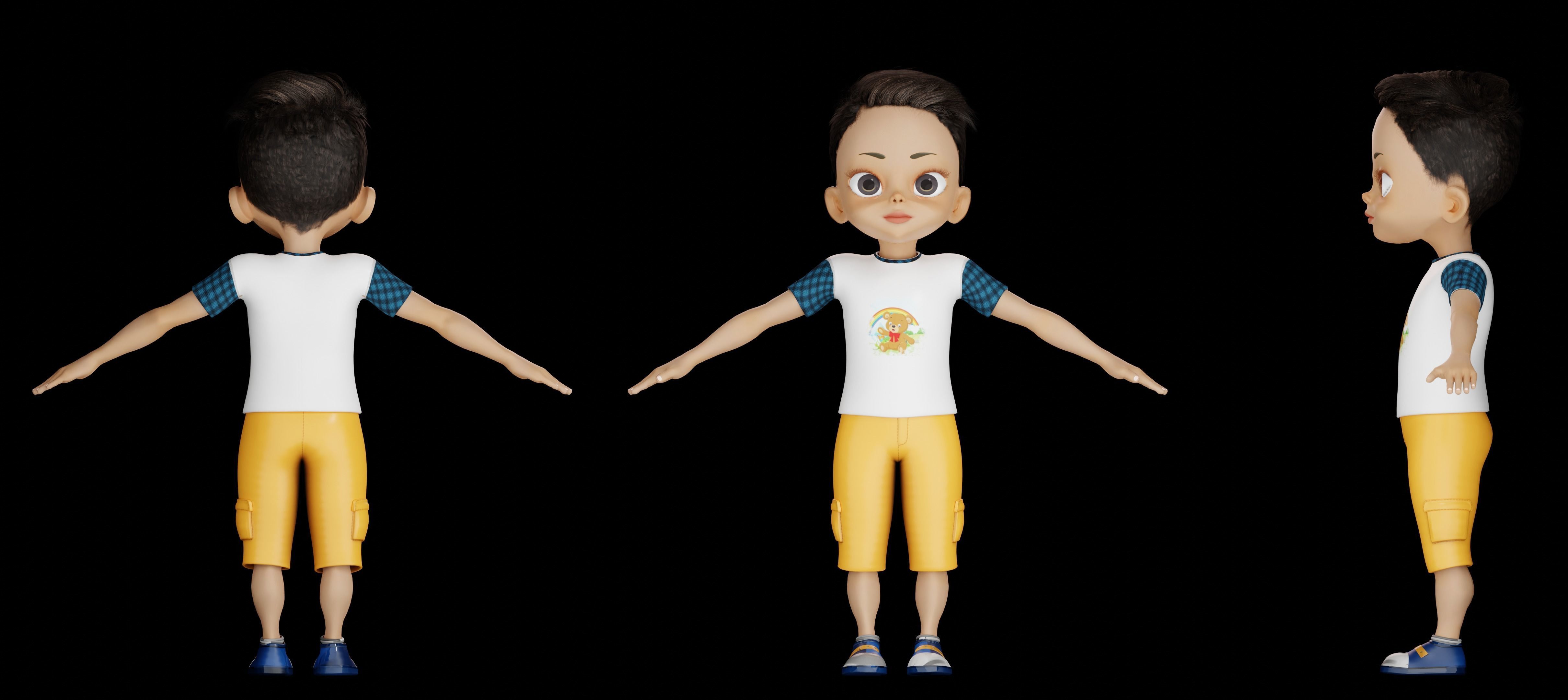 JOSEPH BOY CHARACTER 3D MODEL 3D model | CGTrader