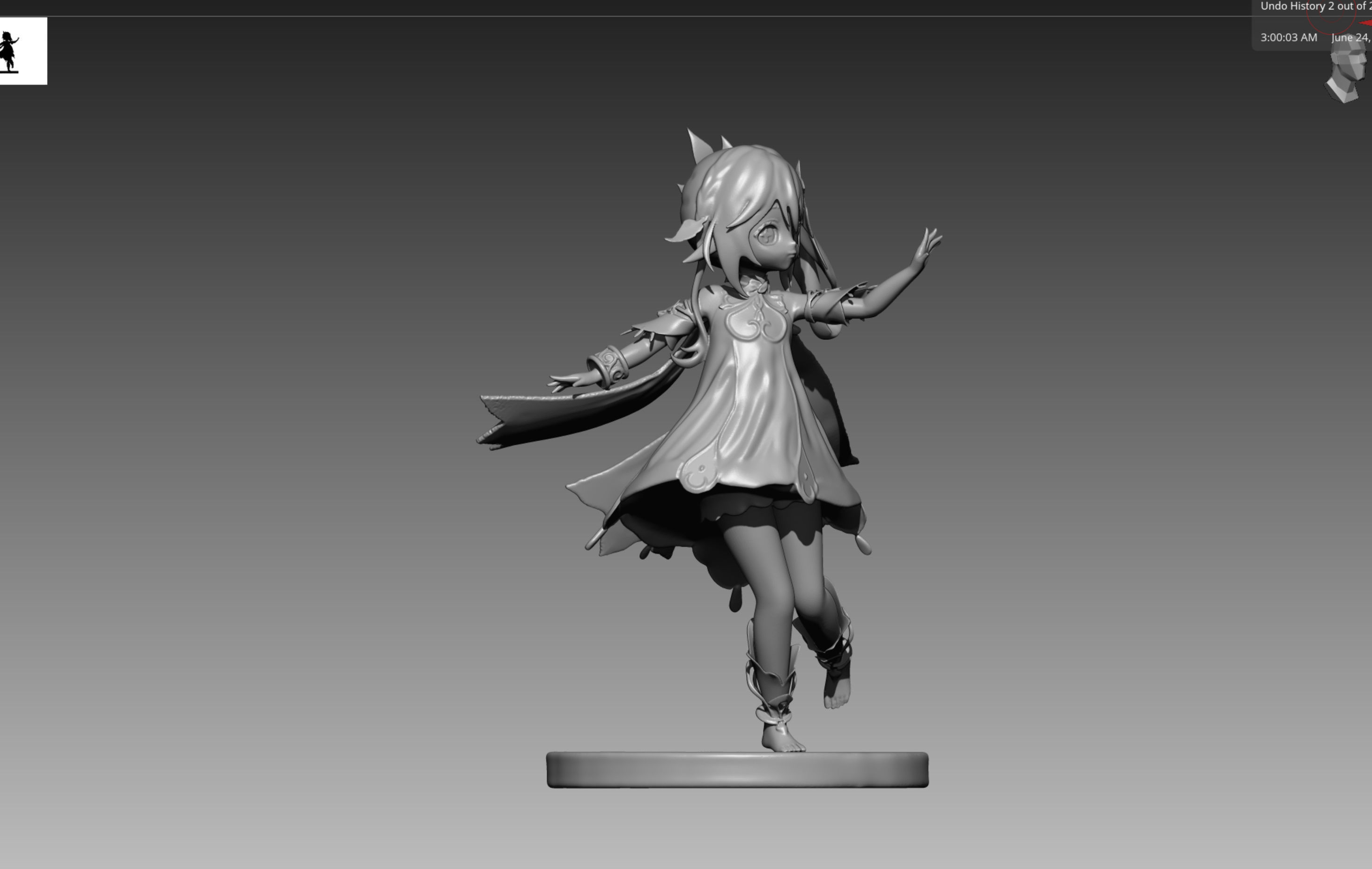 Genshin Impact Nahida 3D print OBJ and STL 3D model 3D printable | CGTrader