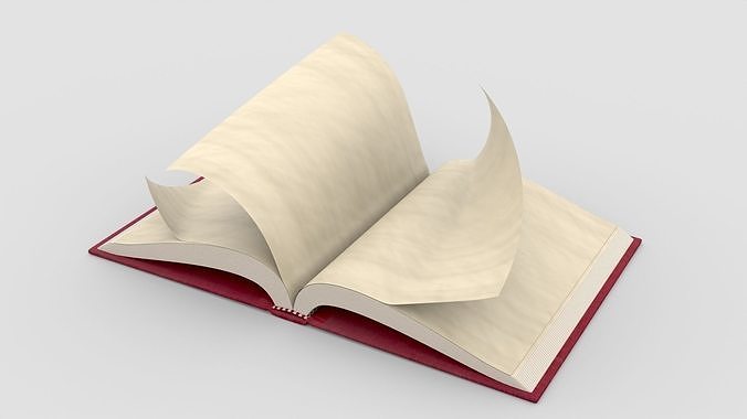 3D model Book Rigged and Animated VR / AR / low-poly | CGTrader