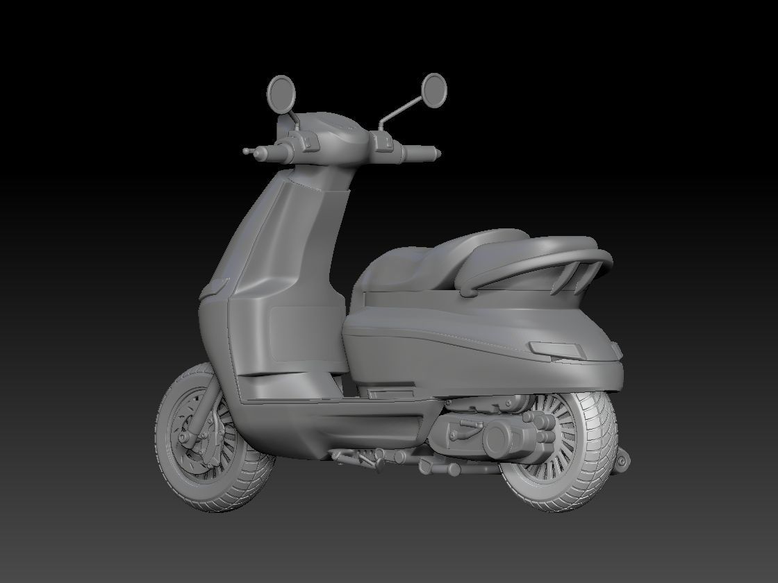 ITALY SCOOTER 1 3D model 3D printable | CGTrader