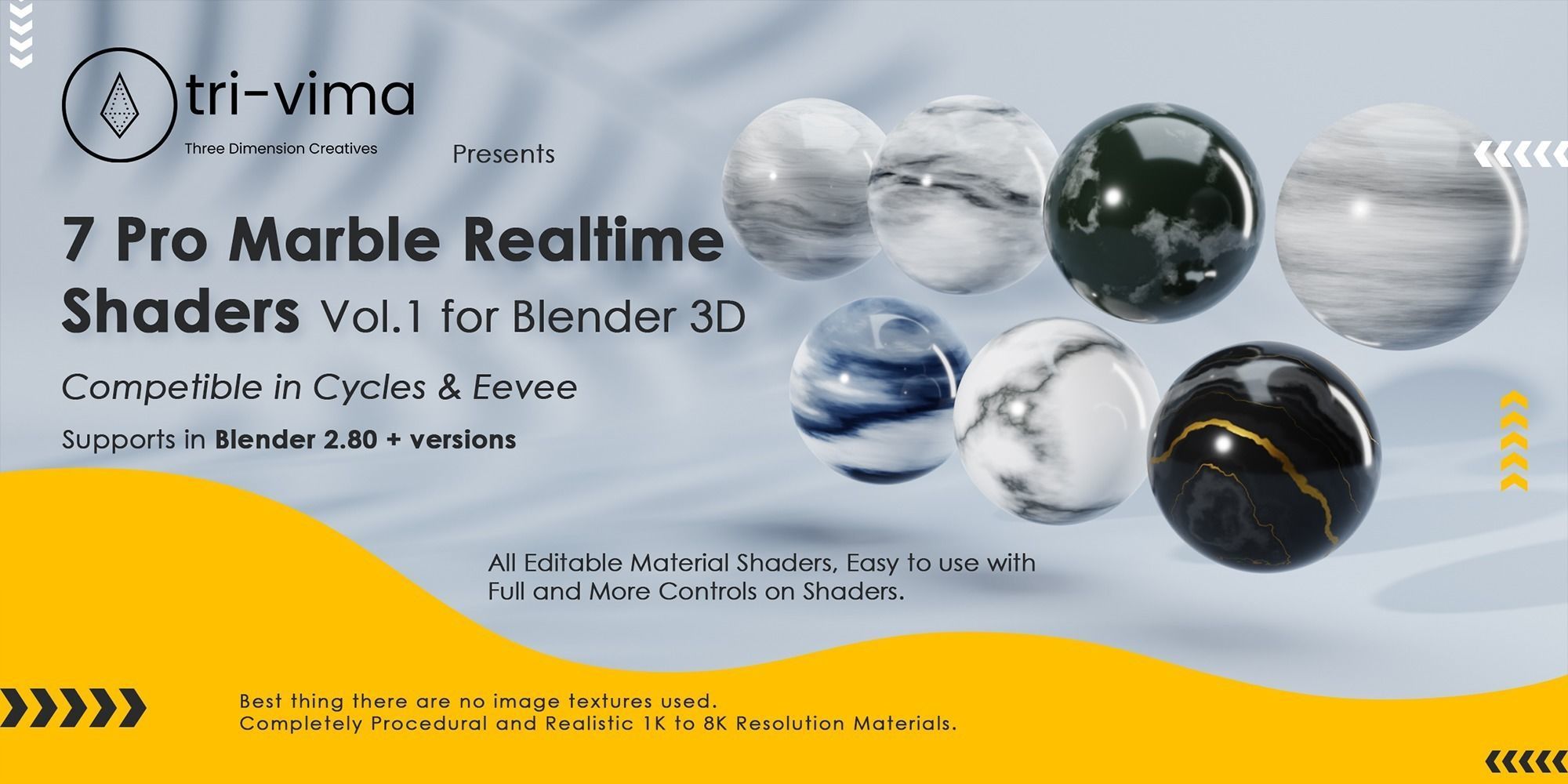 All Pro Realtime Blender Shaders Procedural Bundle of 7 Packs Texture | CGTrader