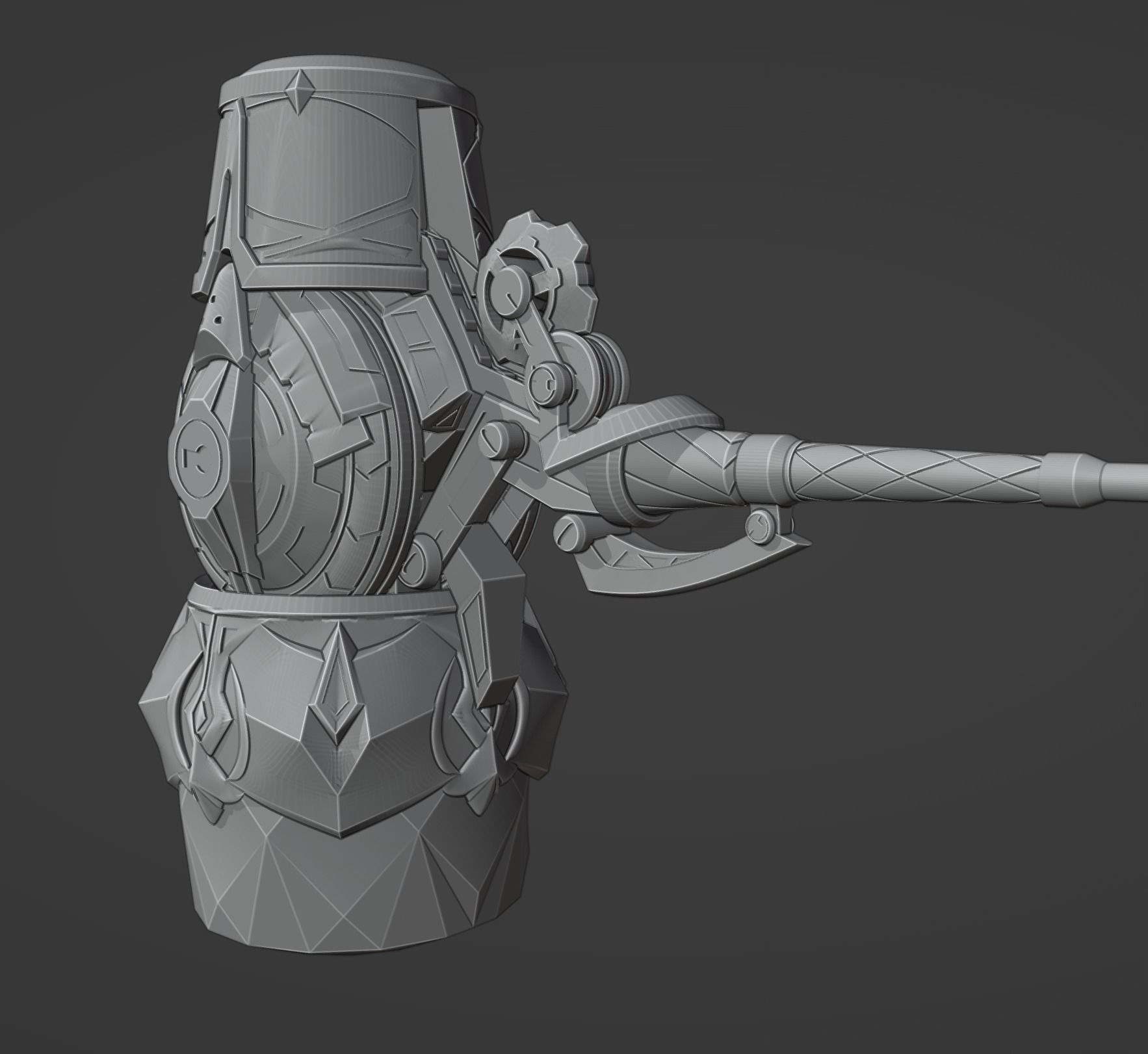 Herta Hammer - Honkai Star Rail - Herta Cosplay 3D model 3D printable ...