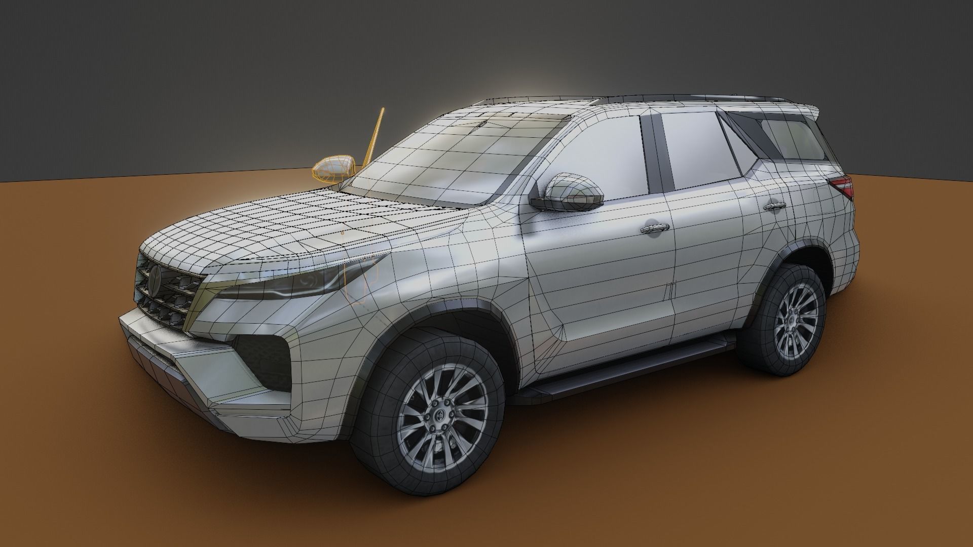 3D model Toyota Fortuner Low poly VR / AR / low-poly | CGTrader