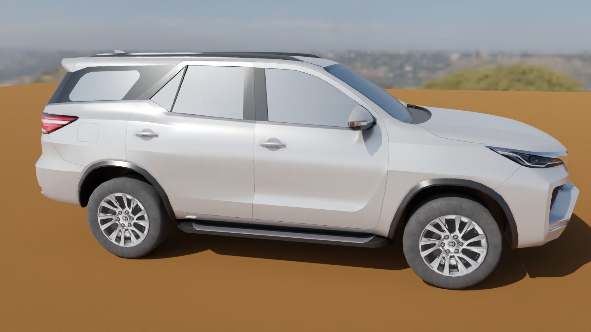 3D model Toyota Fortuner Low poly VR / AR / low-poly | CGTrader