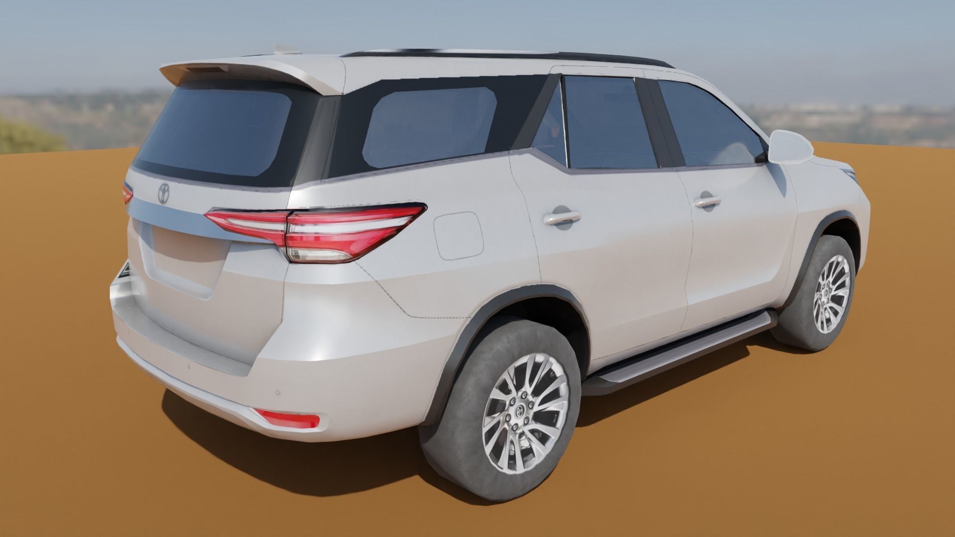 3D model Toyota Fortuner Low poly VR / AR / low-poly | CGTrader