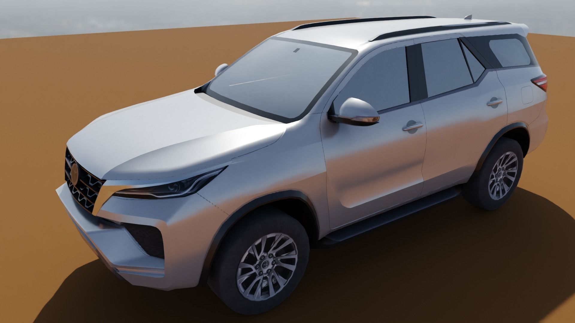 3D model Toyota Fortuner Low poly VR / AR / low-poly | CGTrader