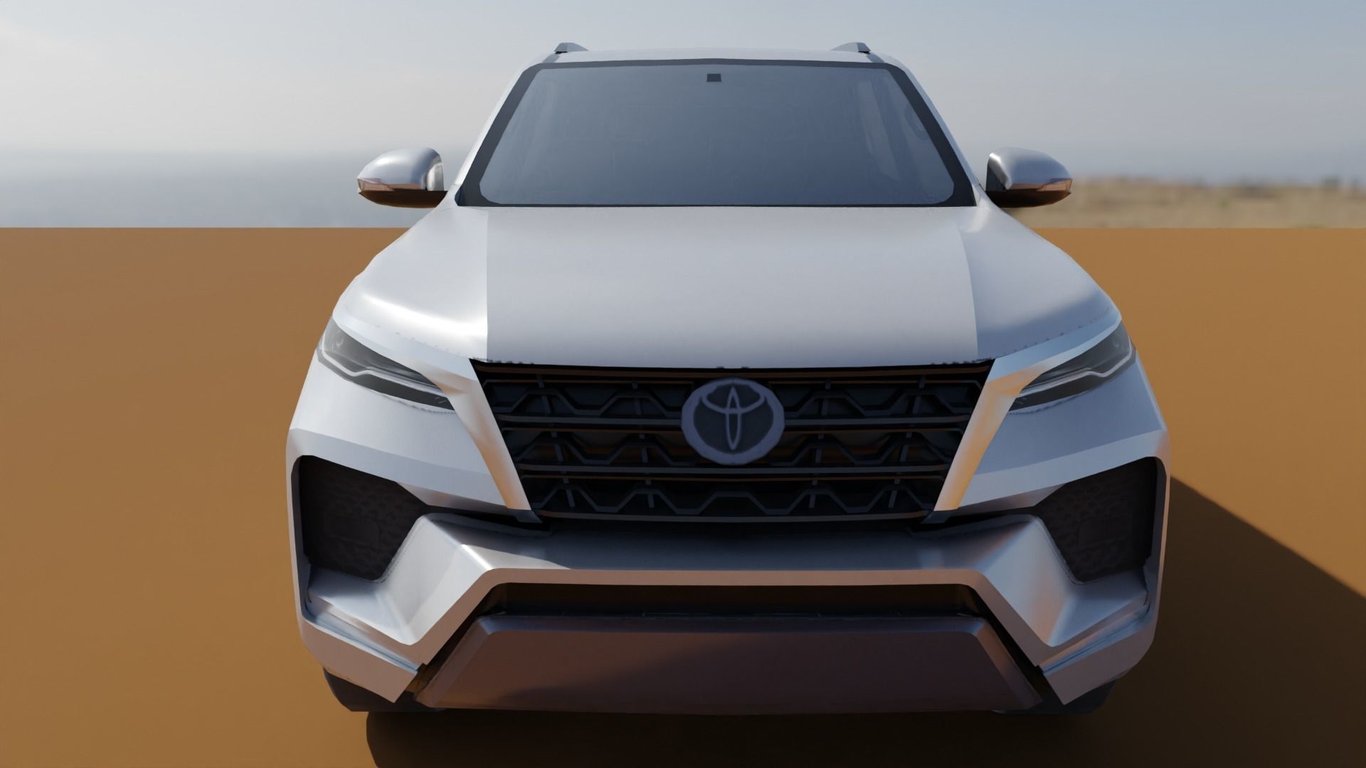 3D model Toyota Fortuner Low poly VR / AR / low-poly | CGTrader