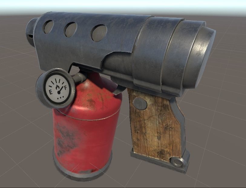 3D model Flamethrower Lowpoly VR / AR / low-poly | CGTrader