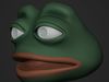 3D model Pepe the Frog - Shocked Pepe Expression V2 Head Model VR / AR ...