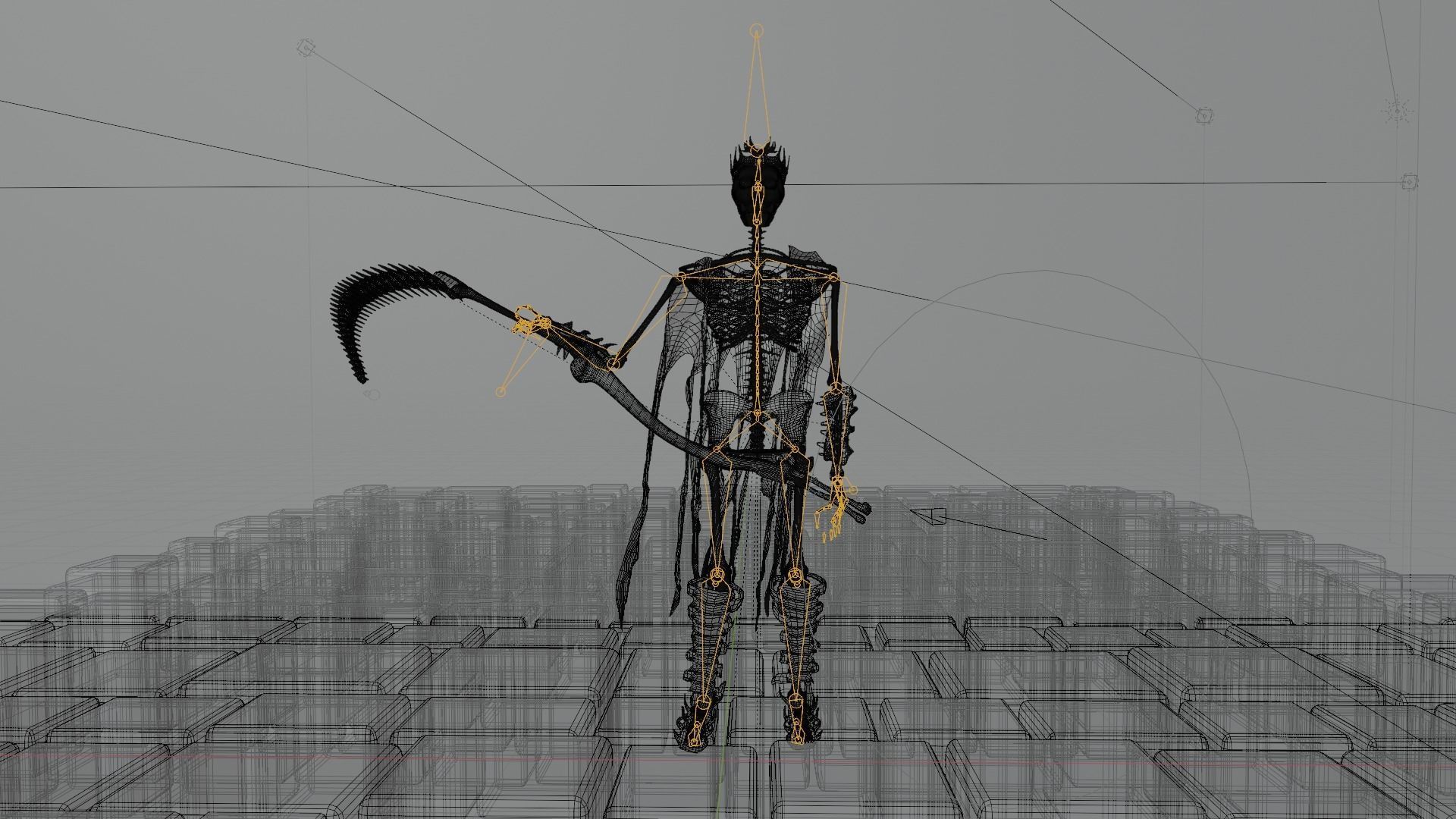 3D model Lord Of Undead -low poly rigged VR / AR / low-poly | CGTrader