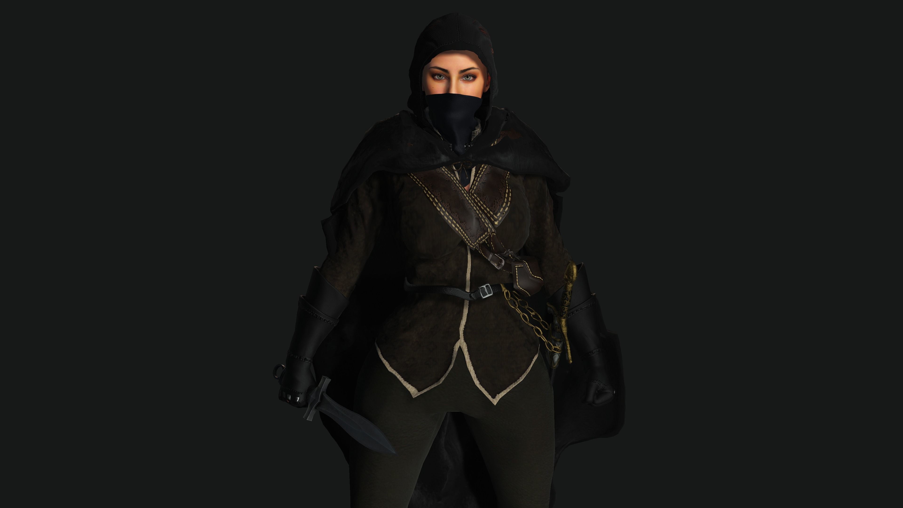 3D model AAA 3D FANTASY WARRIOR ASSASSIN - REALISTIC RIG GAME CHARACTER ...