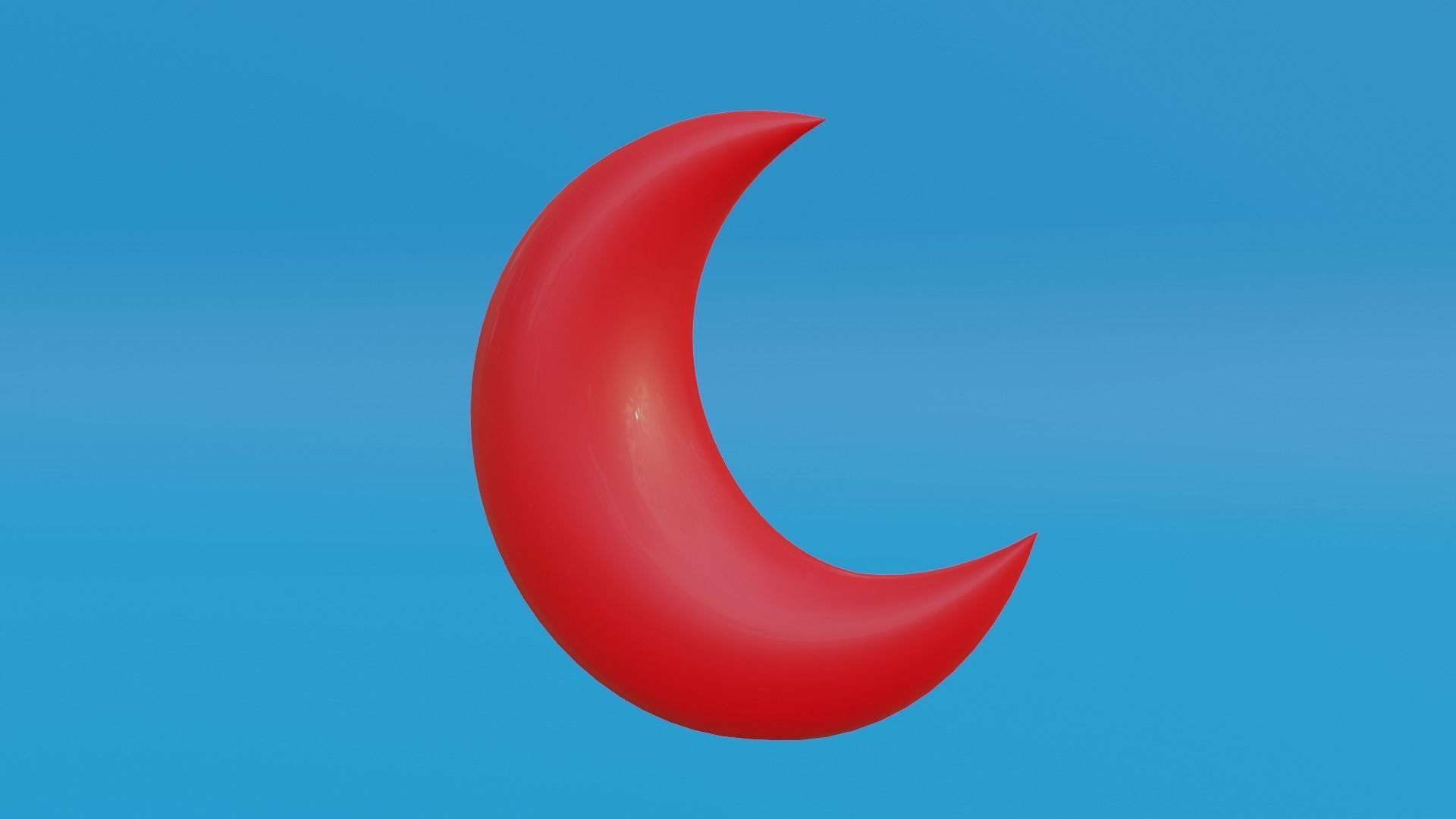 3D model Red Moon VR / AR / low-poly | CGTrader