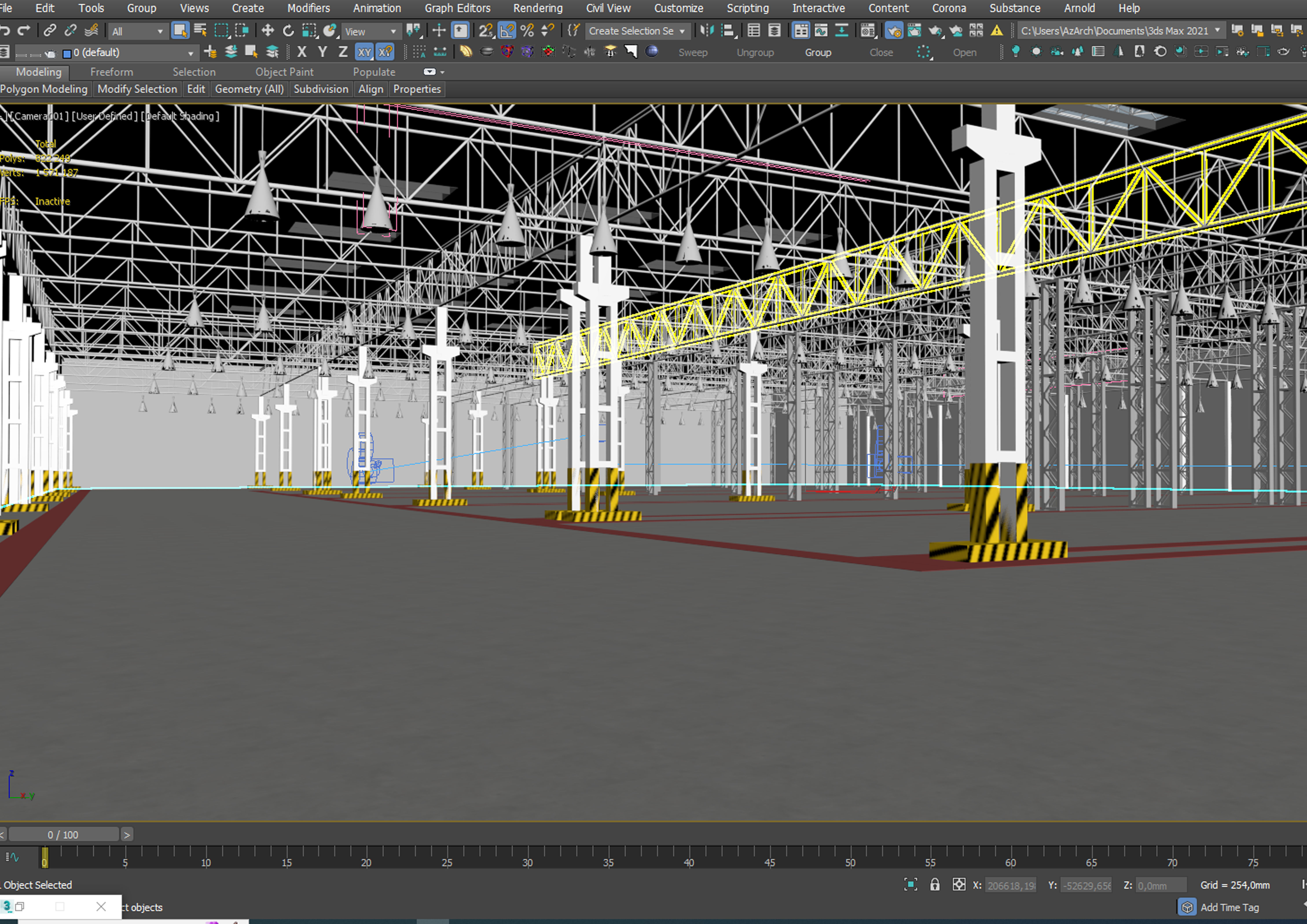 Factory warehouse 3D model | CGTrader
