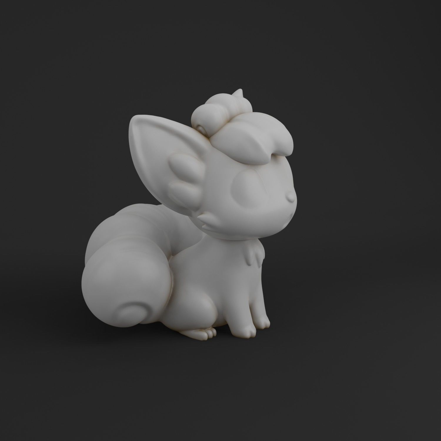 Vulpix Character 3D Print Model 3D model 3D printable | CGTrader