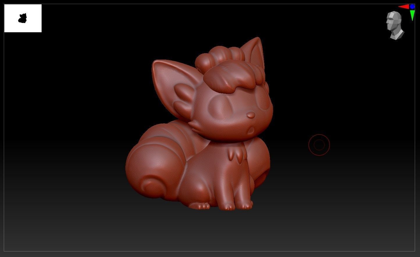 Vulpix Character 3D Print Model 3D model 3D printable | CGTrader
