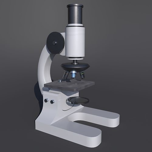 3D model microscope VR / AR / low-poly | CGTrader