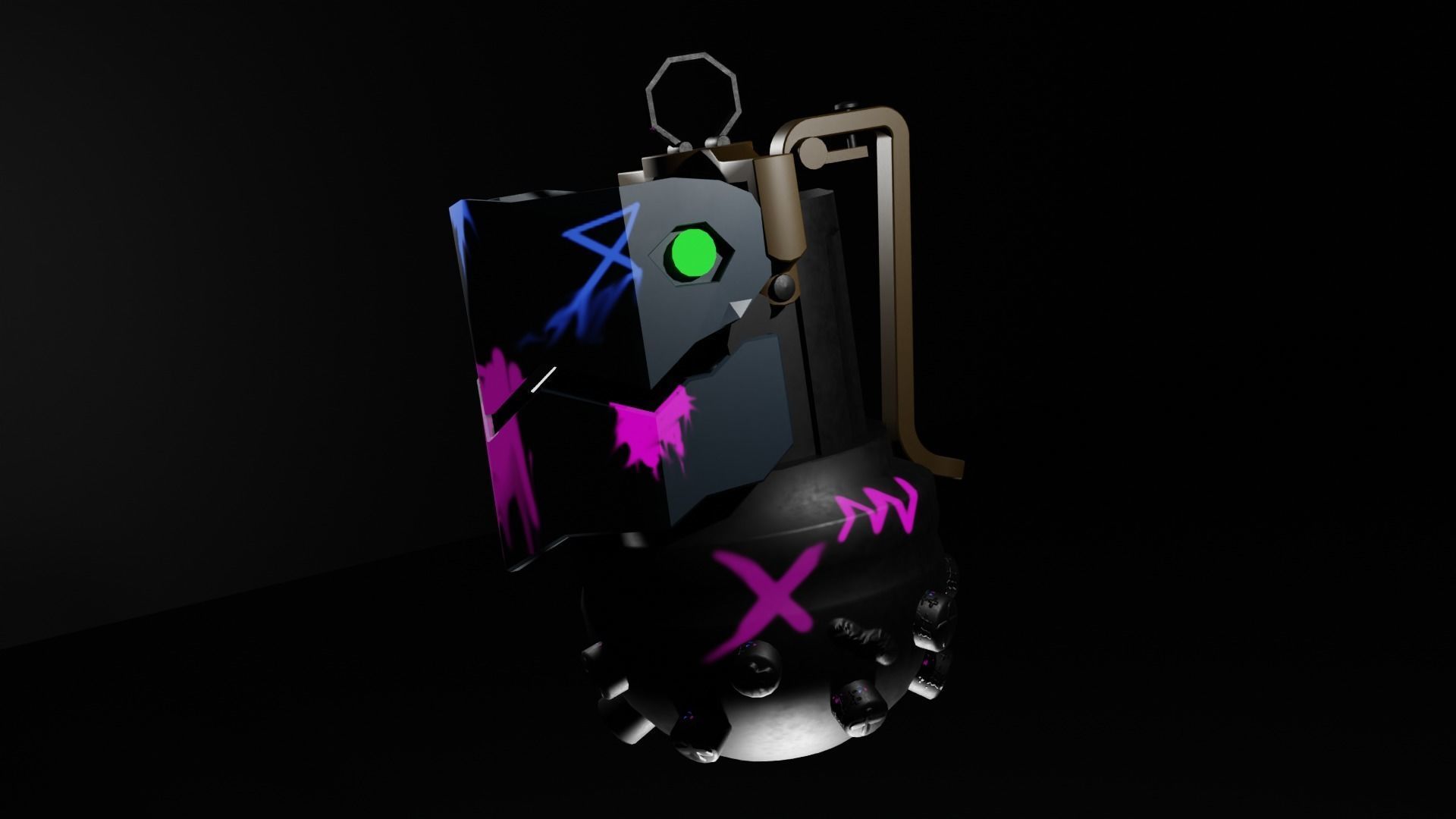 3D model 3D JINX BOMB VR / AR / low-poly | CGTrader