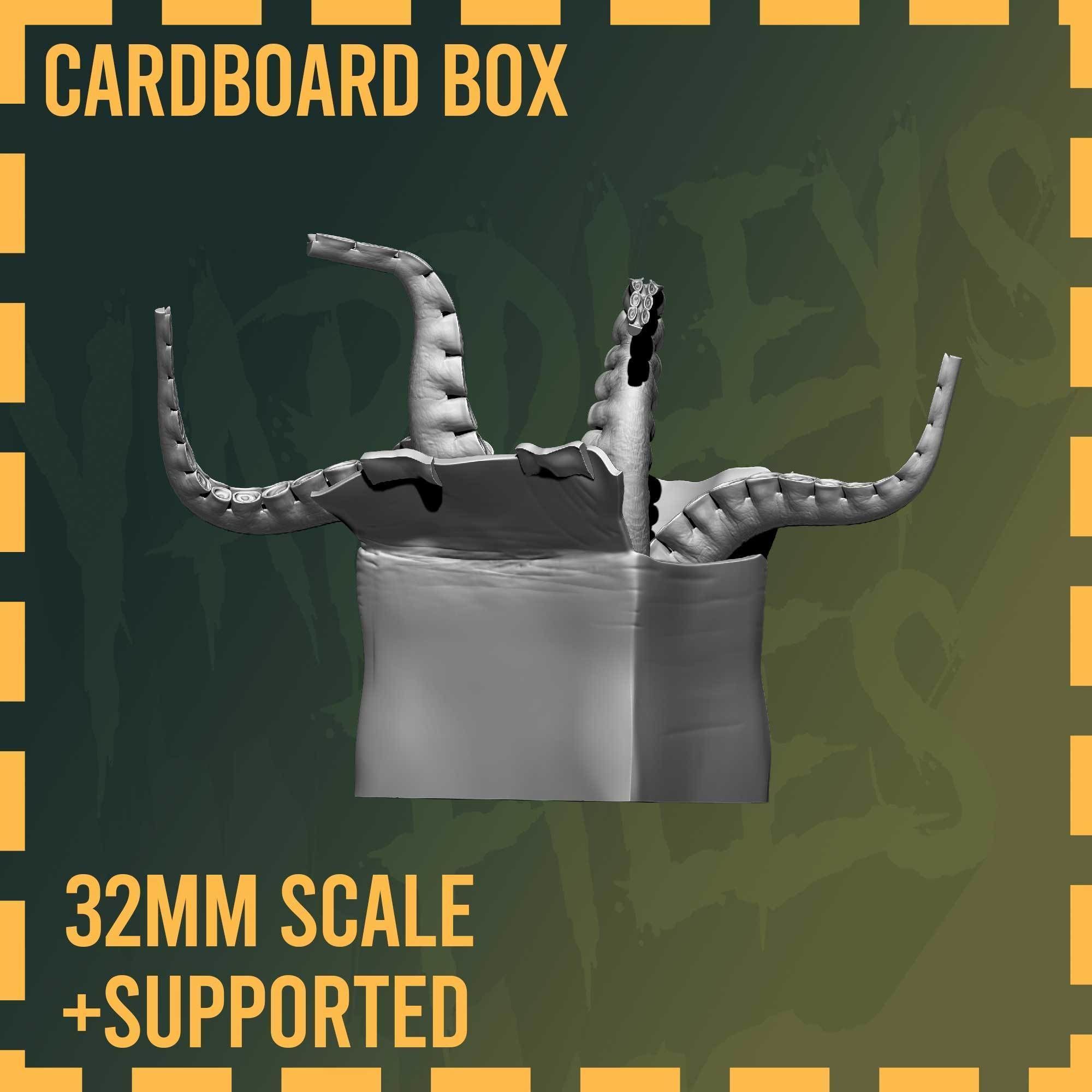 Box of Shadows 32mm Cardboard Box DnD Mimic 3D model 3D printable ...