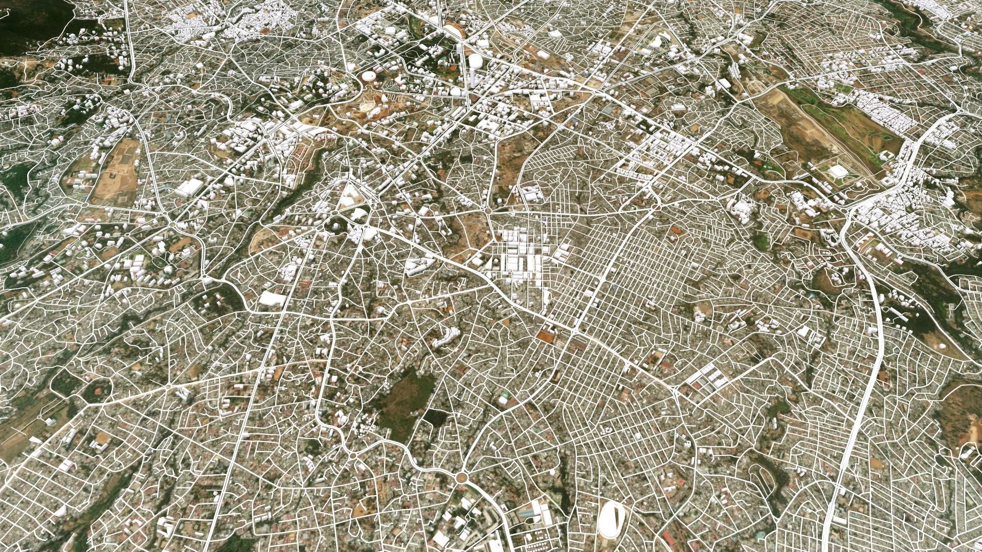 Cityscape Addis Ababa Ethiopia 3D model | CGTrader