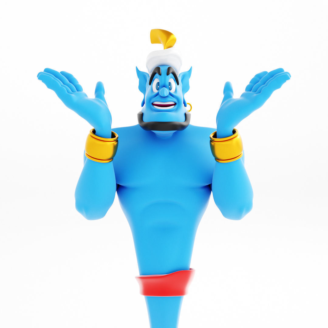 3D model Genie VR / AR / low-poly | CGTrader