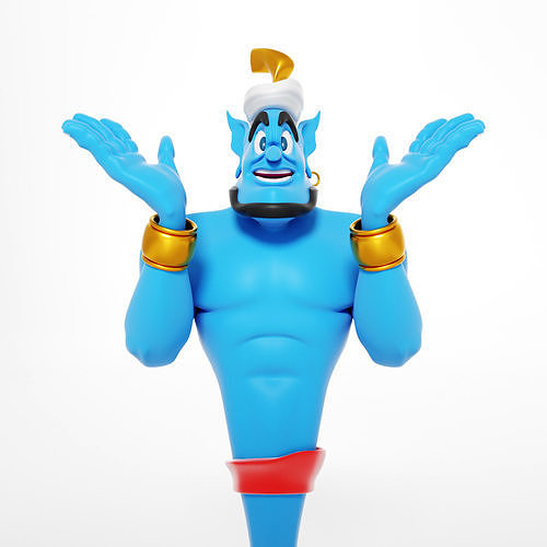 3D model Genie VR / AR / low-poly | CGTrader