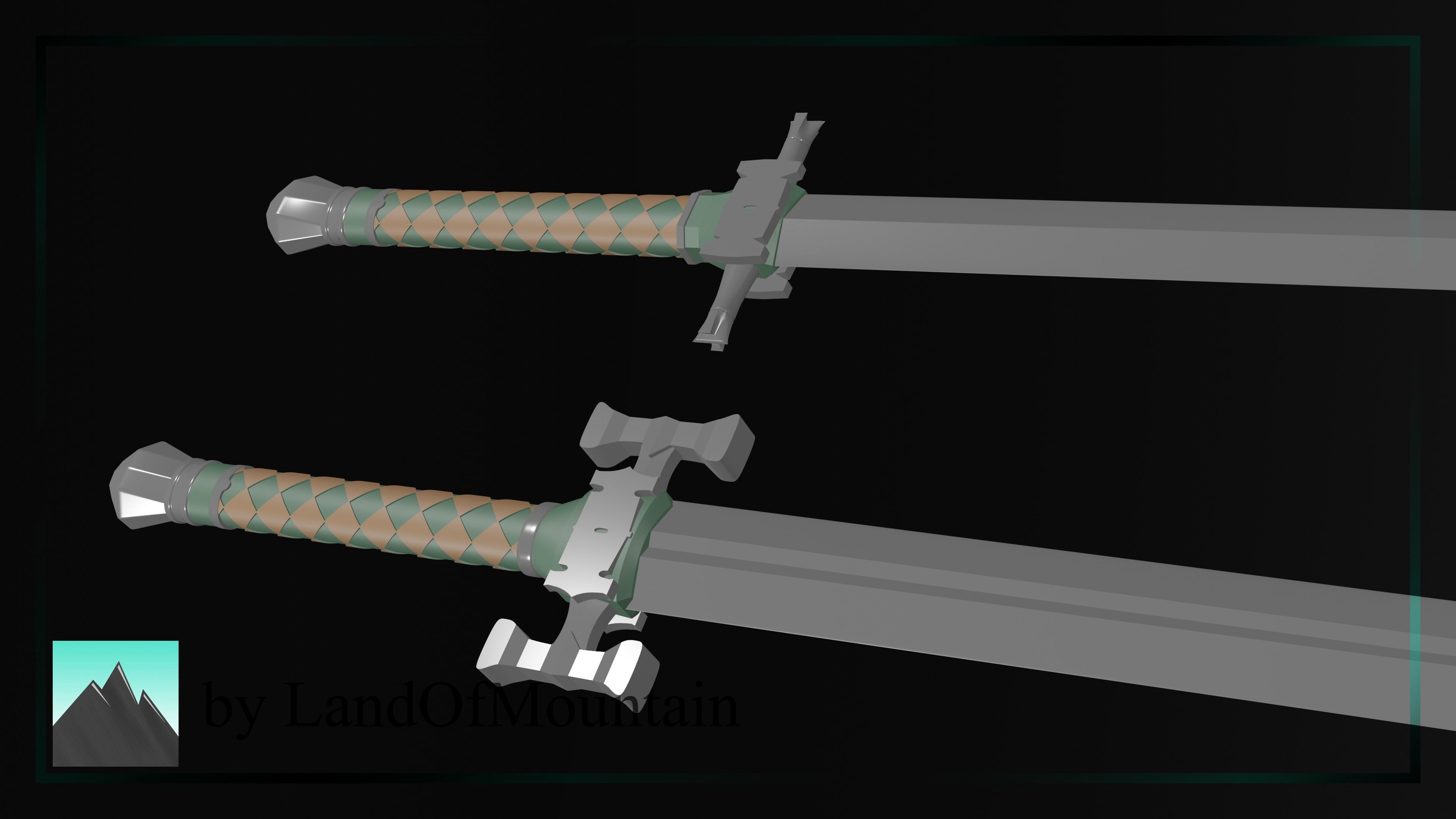 Final Fantasy XVI - Cid Swords 3D model 3D printable | CGTrader