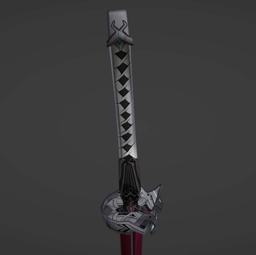 Kafka Katana - Honkai Star Rail - Kafka Cosplay 3D model 3D printable ...