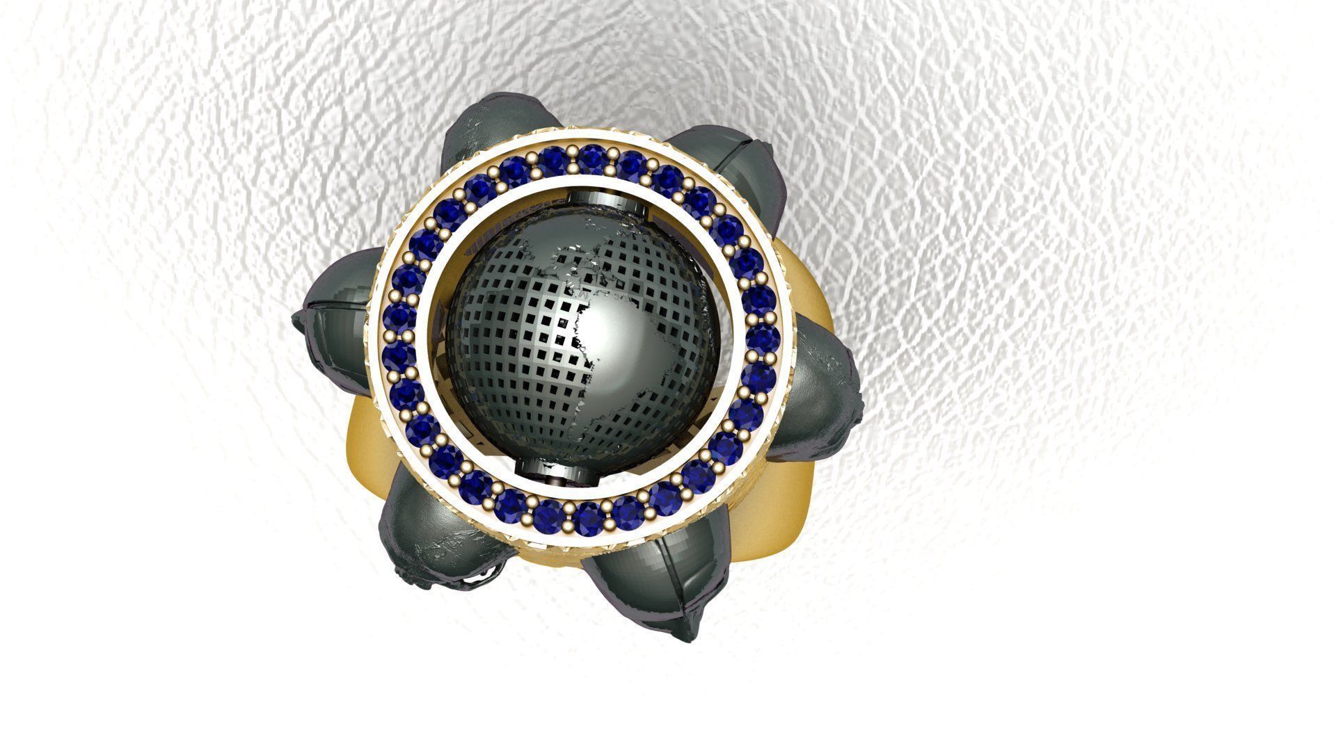 Robot Human Ring 3D model 3D printable | CGTrader