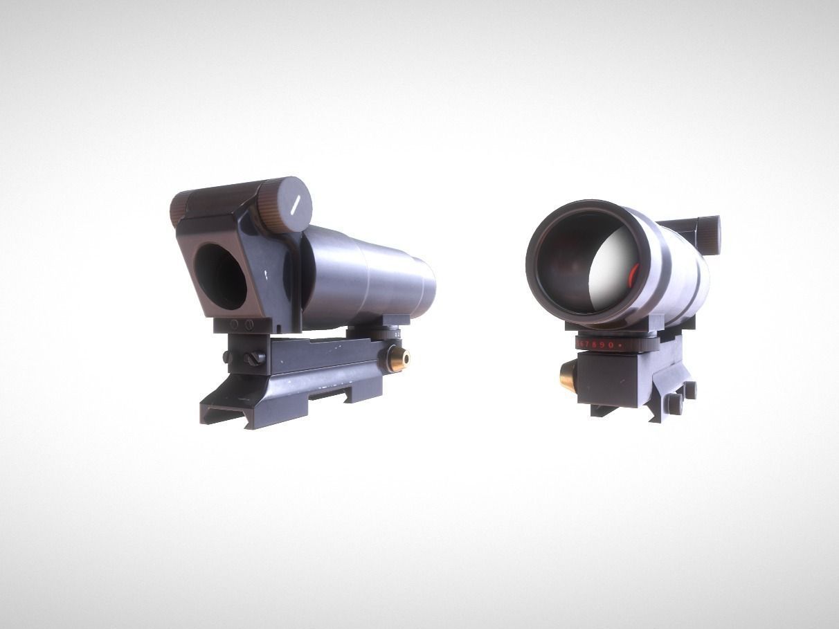 3D model Weapon Attachments and AK12 VR / AR / low-poly | CGTrader