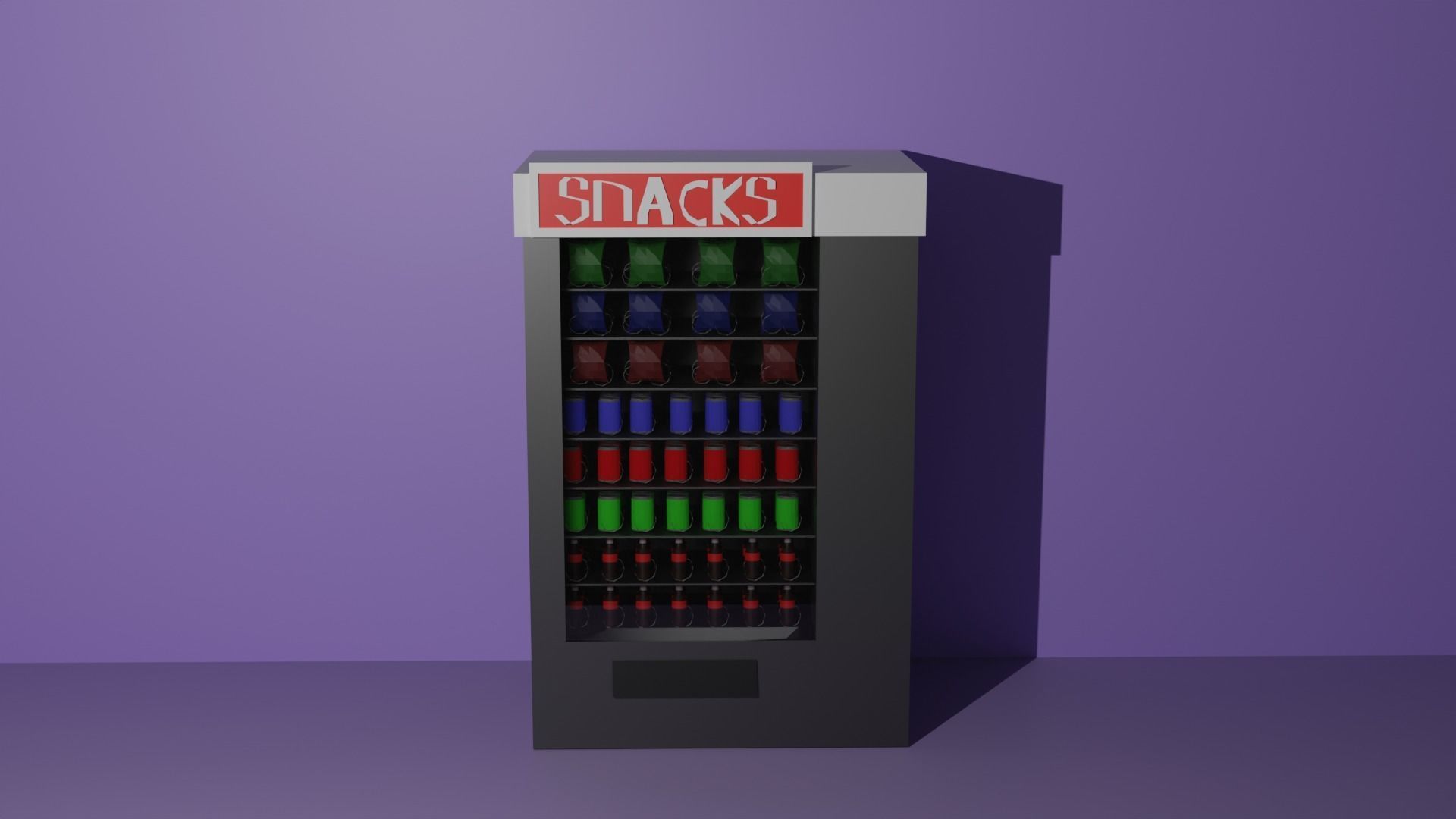vending machine free VR / AR / low-poly 3D model | CGTrader