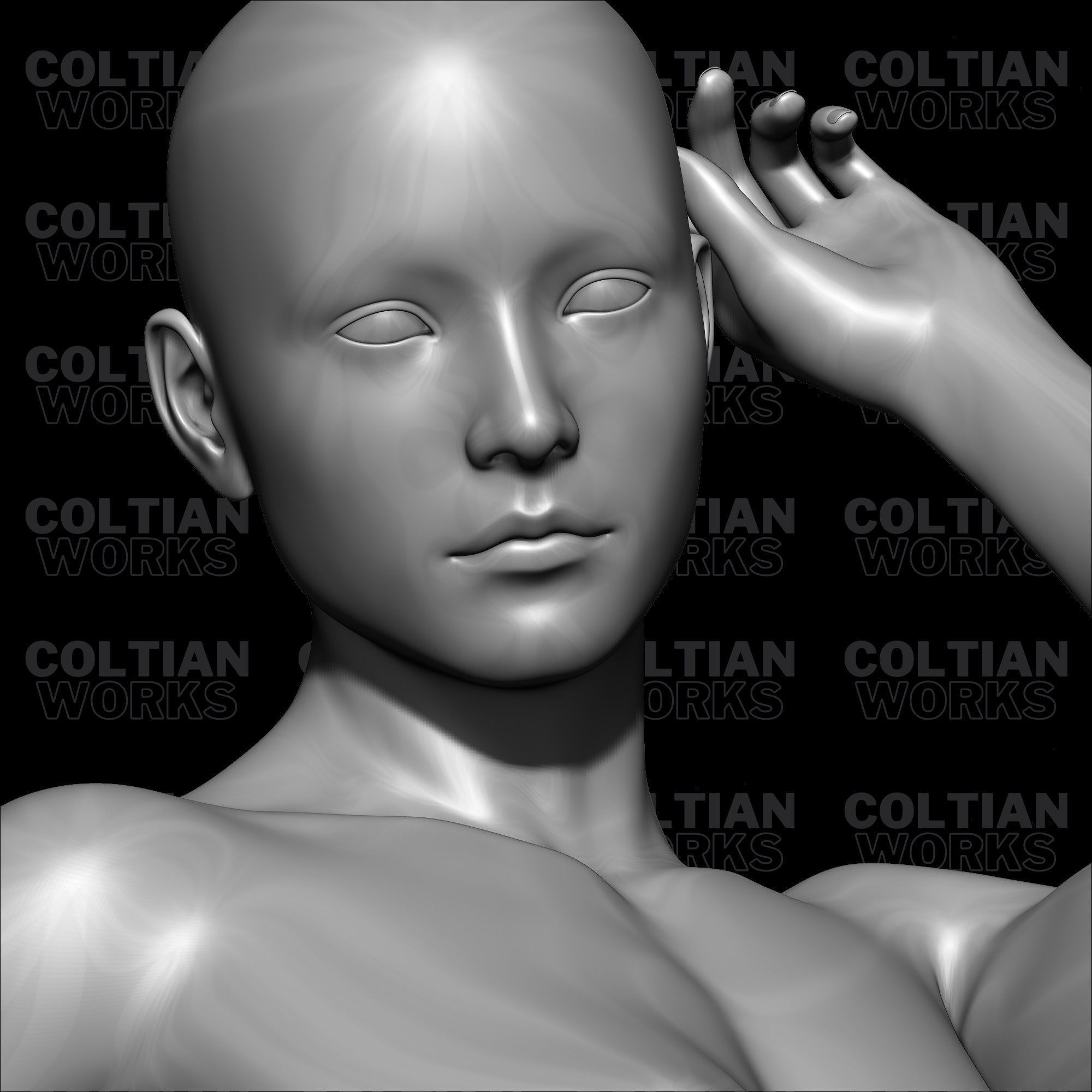 Fitness Girl 002 Super Clean Mesh 3D model | CGTrader