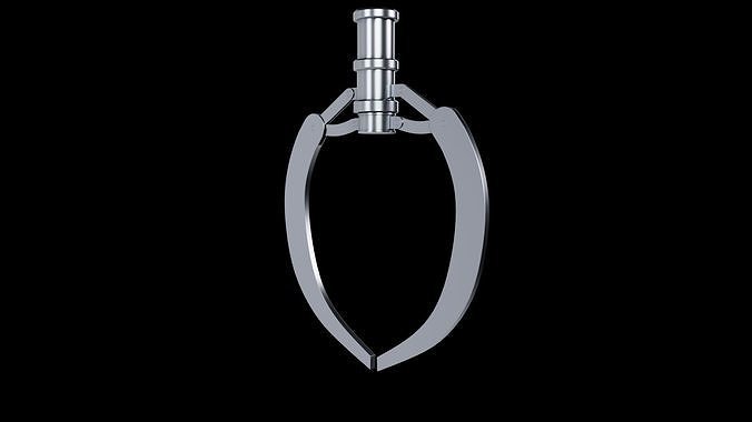 3D Model of Metal Claw 5 with rigging 3D model animated rigged | CGTrader
