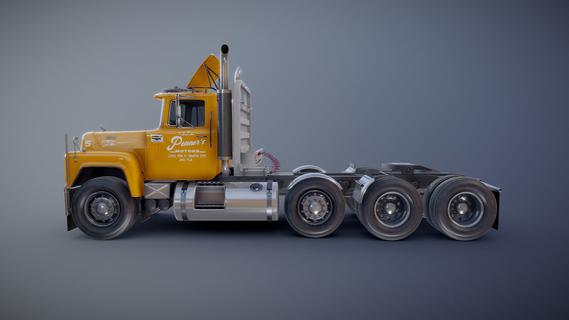 3D model Heavy truck VR / AR / low-poly | CGTrader