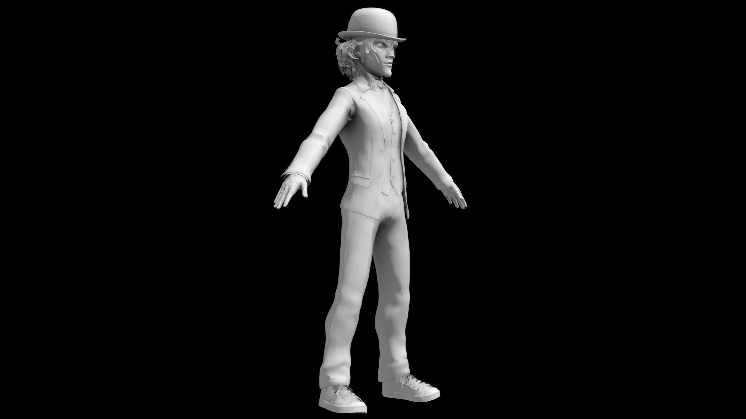 3D model The Riddler - Cartoon Style VR / AR / low-poly | CGTrader