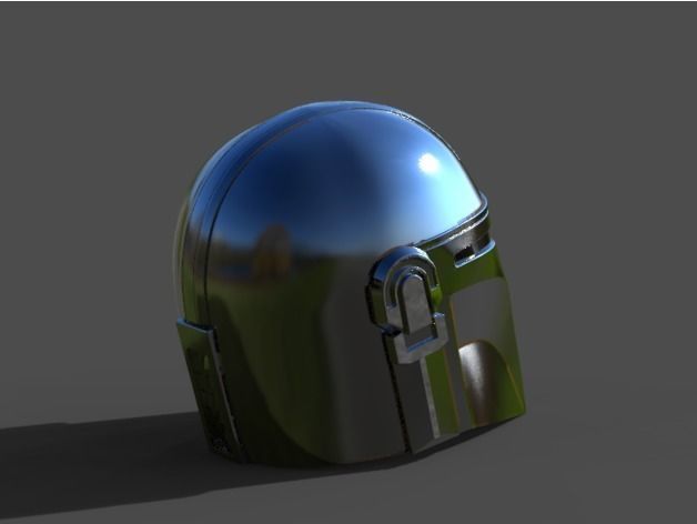 THE MANDALORIAN HELMET 3D model rigged | CGTrader
