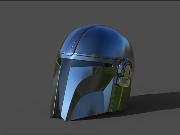 THE MANDALORIAN HELMET 3D model rigged | CGTrader