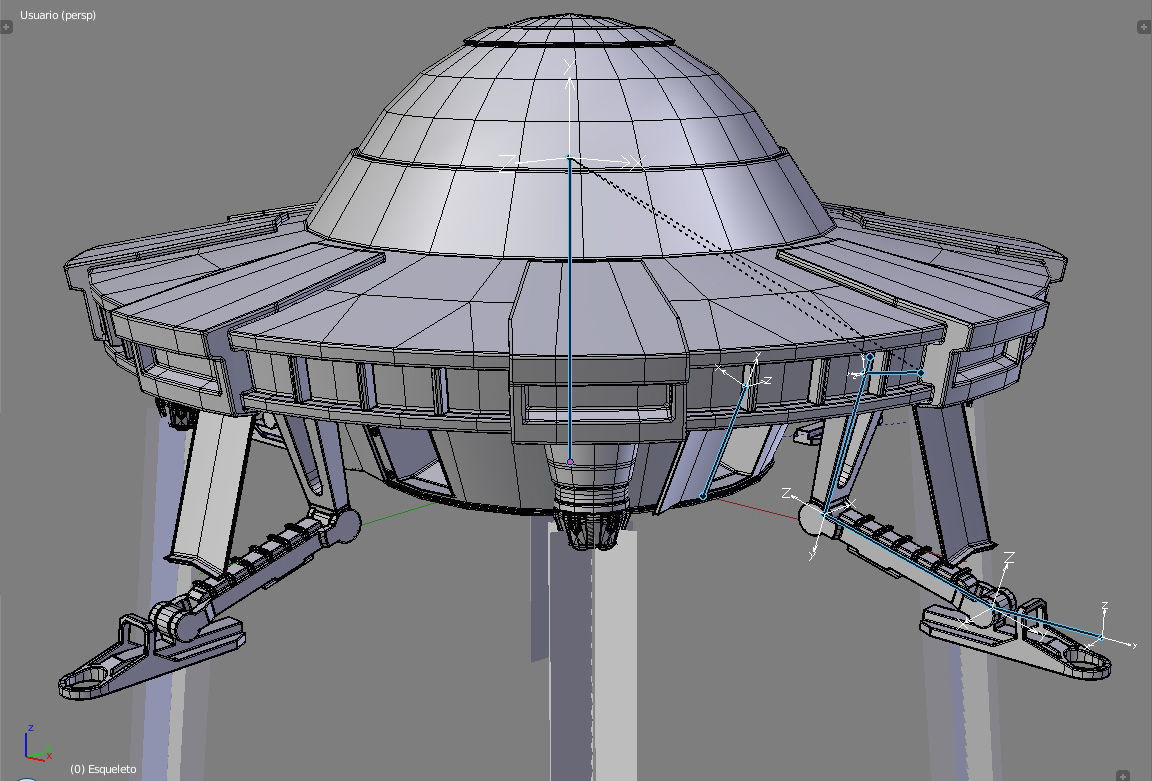 3D model Animated UFO VR / AR / low-poly | CGTrader