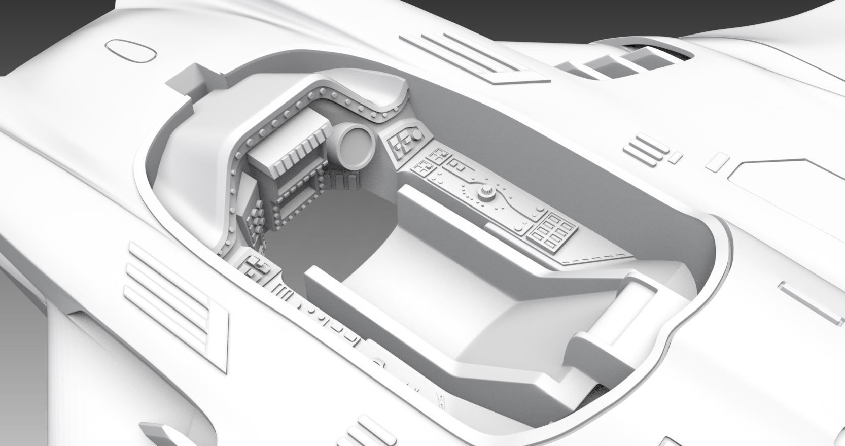 Batwing flash Scale Model 3D model 3D printable | CGTrader