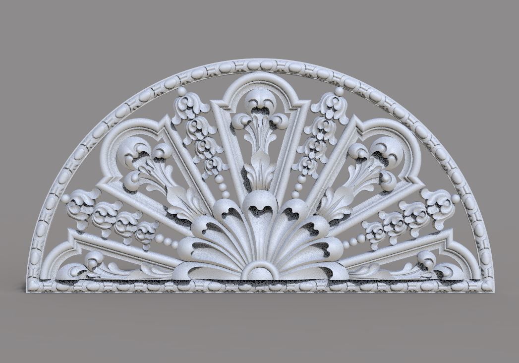 Classic decor 3D CNC print model 01 3D print model 04 3D model 3D ...