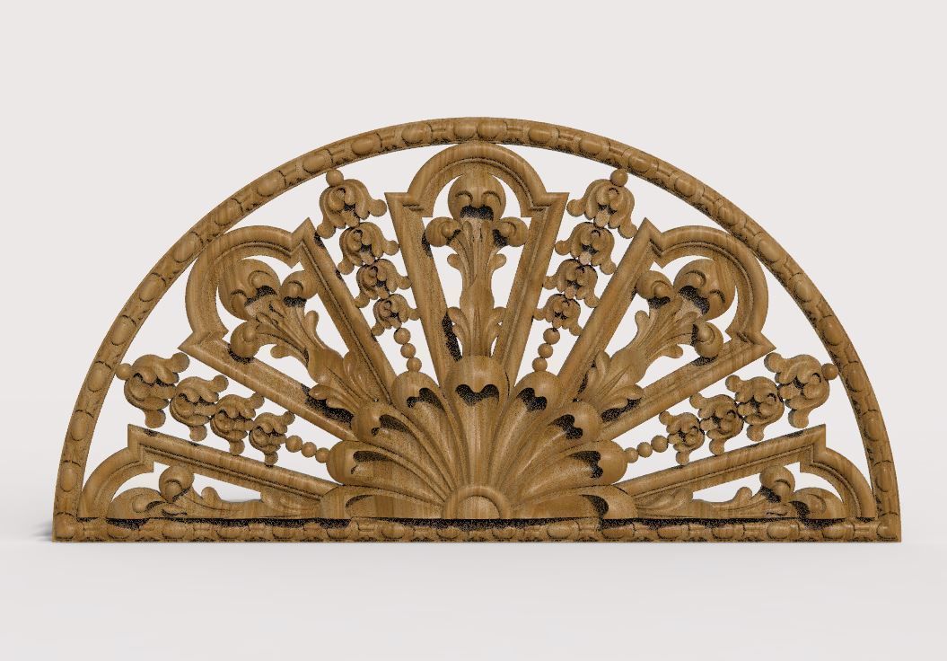 Classic decor 3D CNC print model 01 3D print model 04 3D model 3D ...