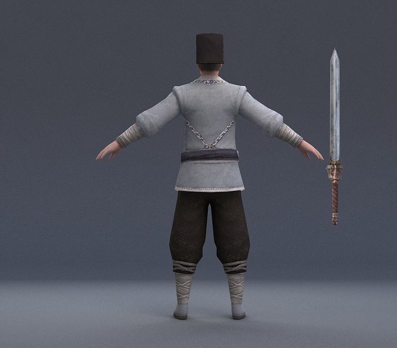 3D model Ancient Asians people VR / AR / low-poly | CGTrader
