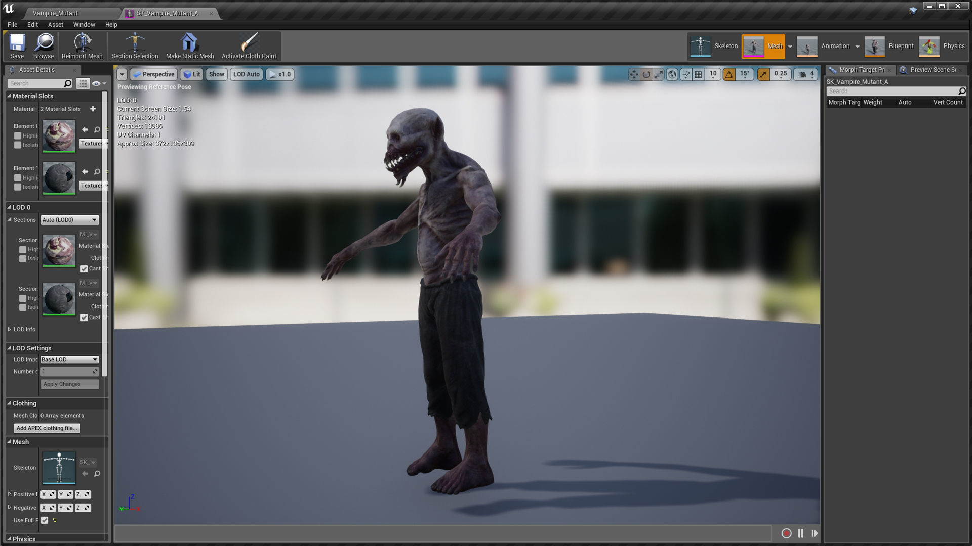 3D model Creepy Vampire Goblin Mutant VR / AR / low-poly | CGTrader