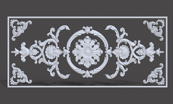 Furniture wood carving file stl for 3D print model 1022 3D model 3D ...