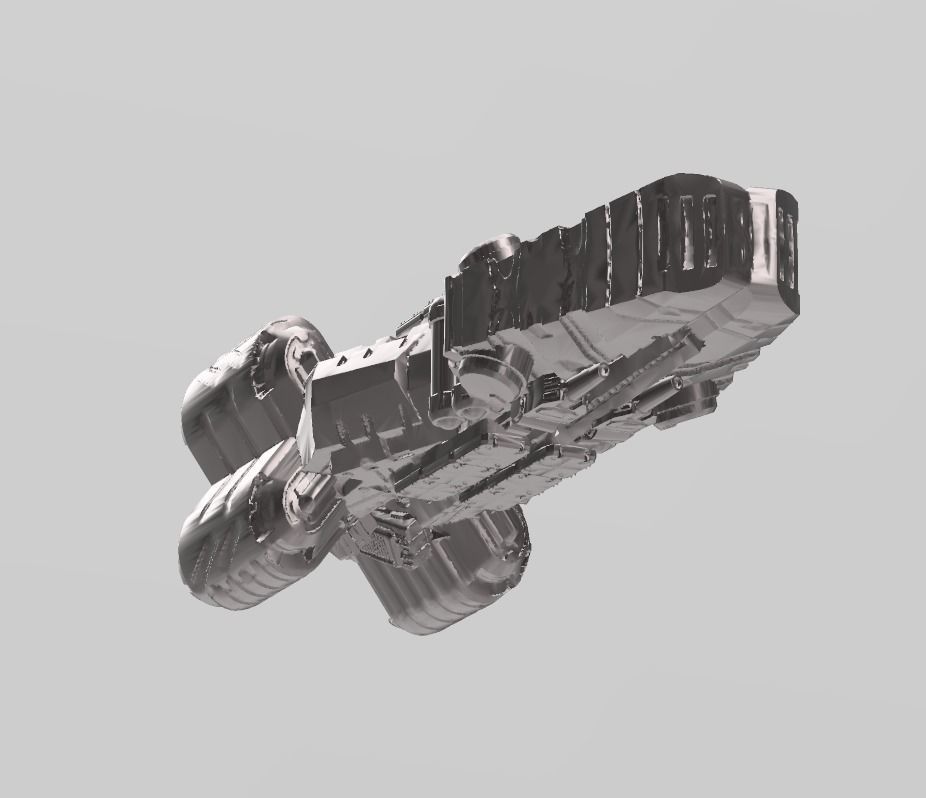 FLEET CORE - SG5 YF-1000 CARGO CRUISER 3D model 3D printable | CGTrader