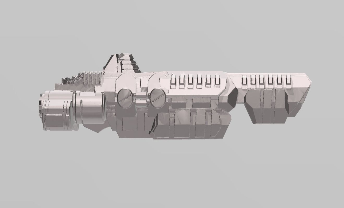 FLEET CORE - SG6 FED UNION FRIGATE 3D model 3D printable | CGTrader