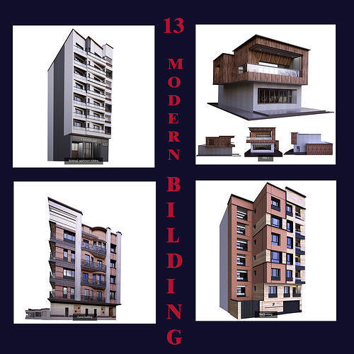 Building collection | CGTrader