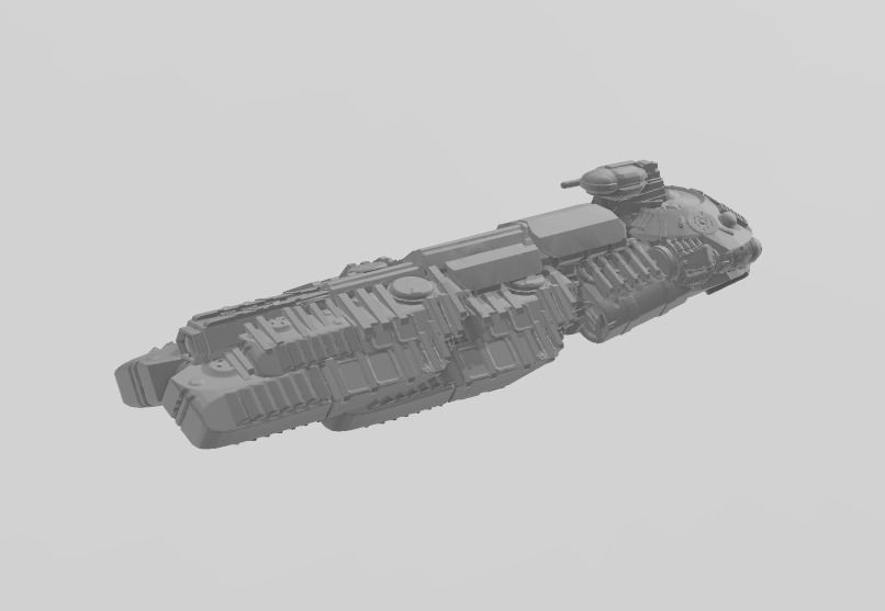 FLEET CORE - SG9 TRX-90A HEAVY CRUISER 3D model 3D printable | CGTrader