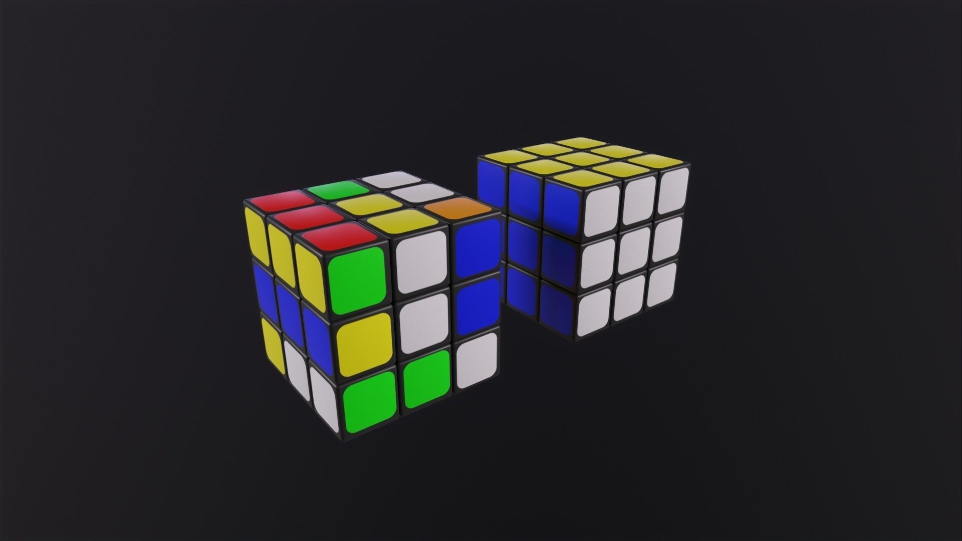 3D model Rubik Cube 3D Model VR / AR / low-poly | CGTrader
