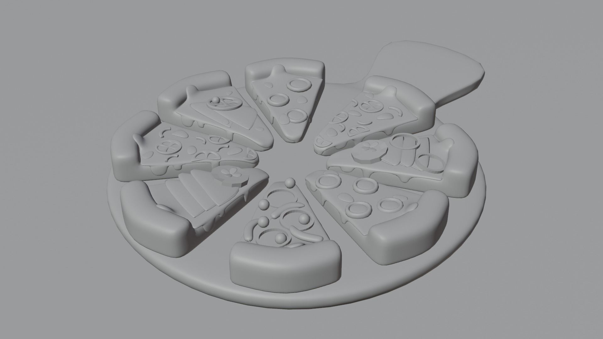 Pizza 3D model | CGTrader