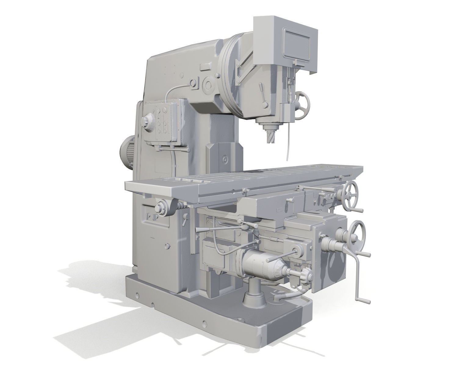 3D model Milling machine VR / AR / low-poly | CGTrader